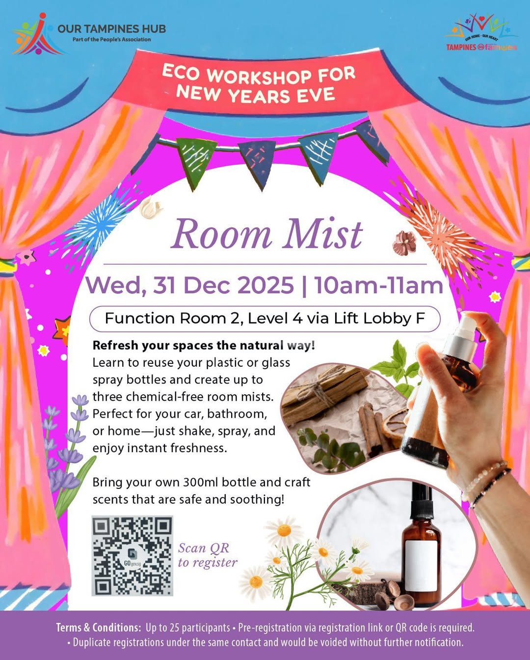 Craft Chemical-Free Mists: OTH Workshop | Tampines Hub News