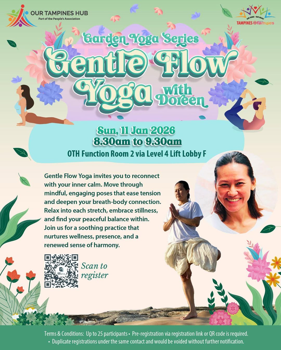 Gentle Flow Yoga: Reconnect with Your Inner Calm | Tampines Hub News