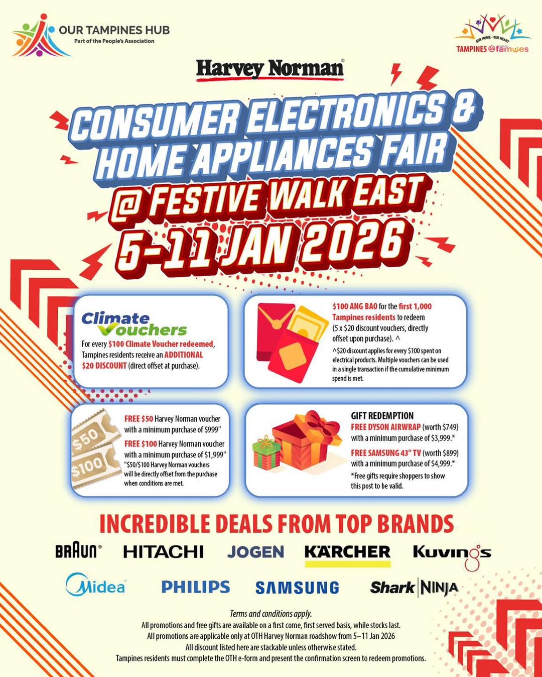 Save Big: Harvey Norman Home Appliances Fair Ends Today! | Tampines Hub ...